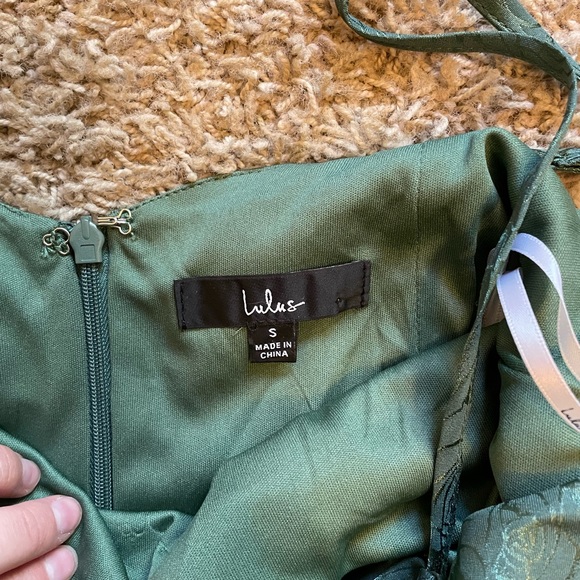 Lulus | Dresses | Small Sage Green Lulus Mid Shin Length Dress With ...